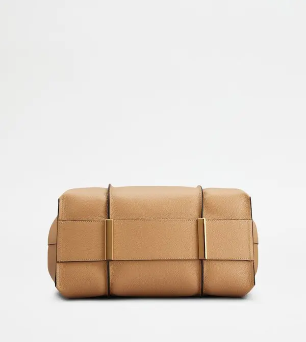 TOD'S Timeless Small Shopping Bag With Signature T Pendant