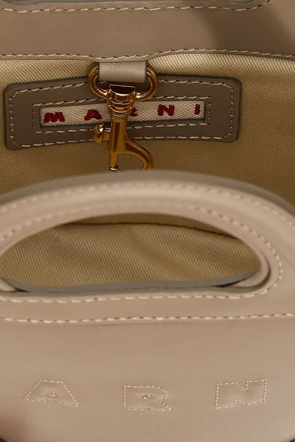 Marni Micro Tropicalia Leather Tote Bag
