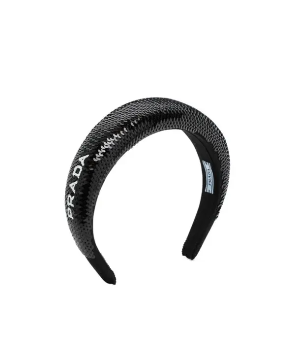 Prada Sequin Embellished Headband