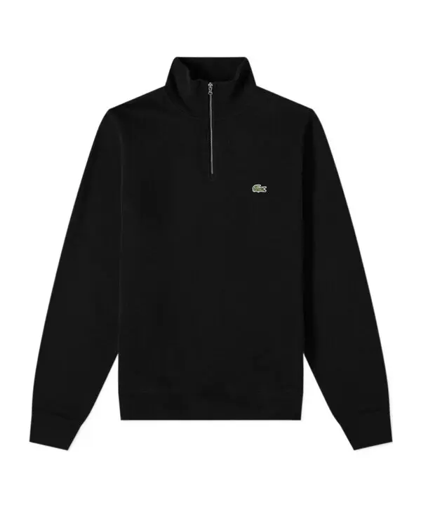 Lacoste Crocodile Embroidered Half-zip Sweatshirt