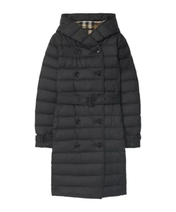 Burberry Long Hooded Puffer Coat