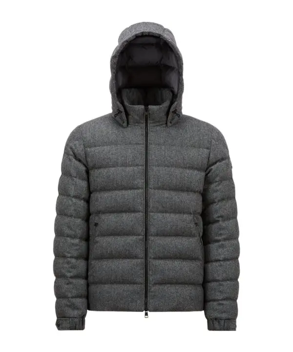 Moncler Arneb Short Down Jacket With Removable Hood - Black