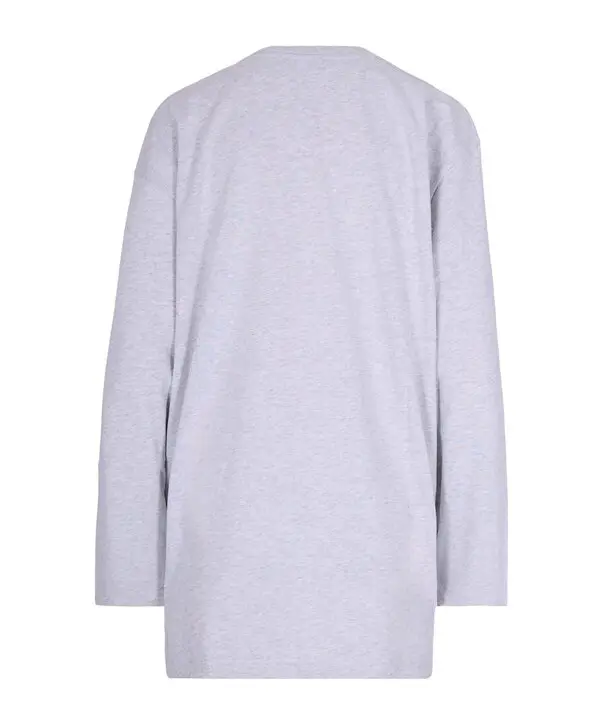 ROTATE BY BIRGER CHRISTENSEN Long Sleeve T-shirt With Embroidered Logo