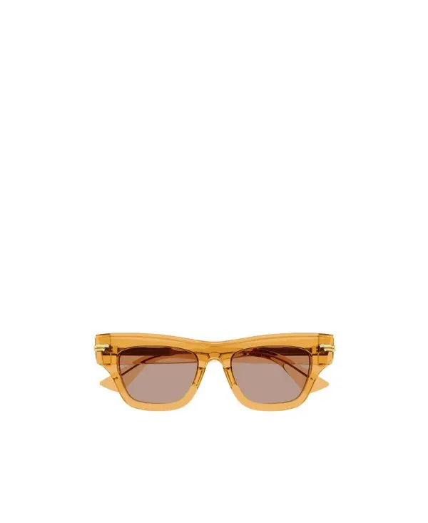 Bottega Veneta Cat-eye Frame Sunglasses - Yellow