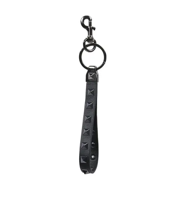 Valentino Garavani Rockstud Key Ring - Black