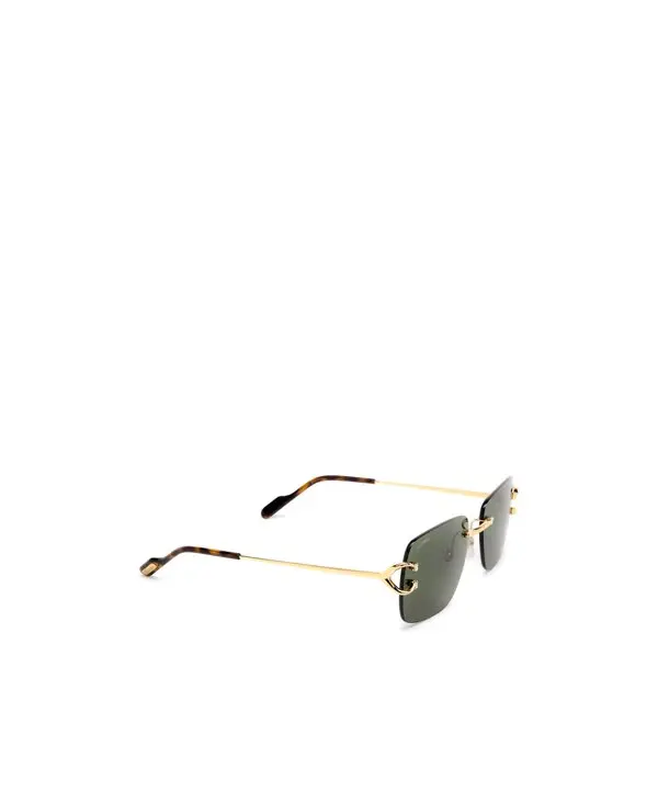 Cartier Rectangle Frame Sunglasses