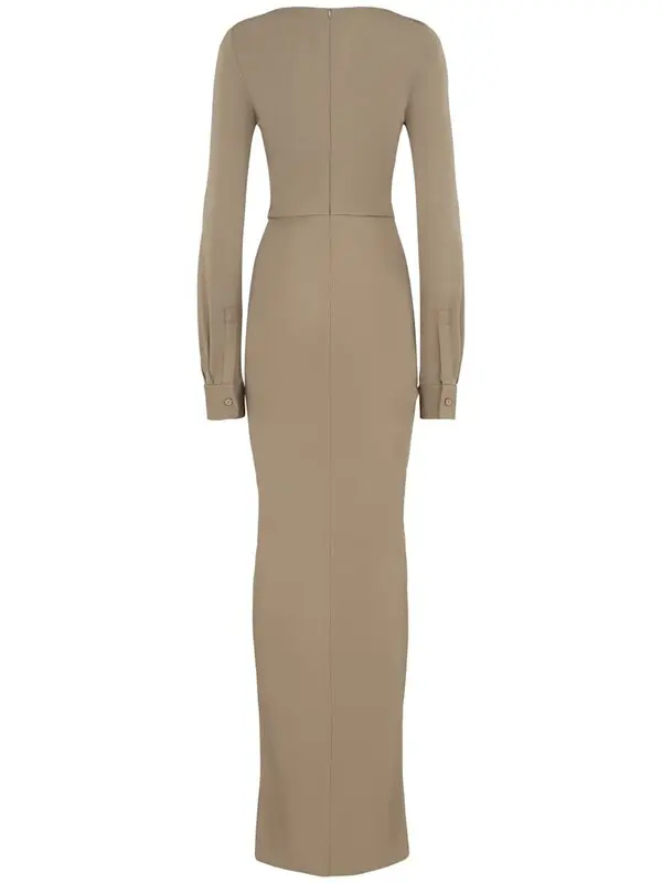 Christopher Esber Bateau Draped Dry Jersey Dress