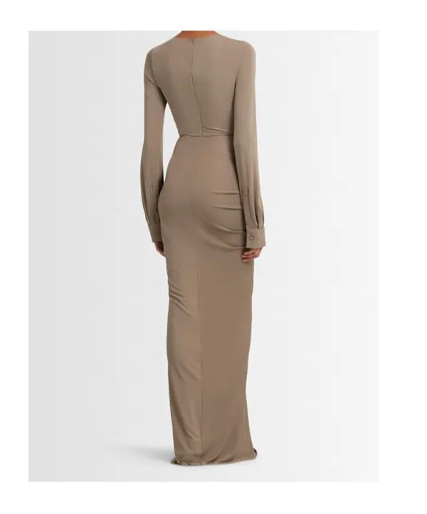 Christopher Esber Bateau Draped Dry Jersey Dress