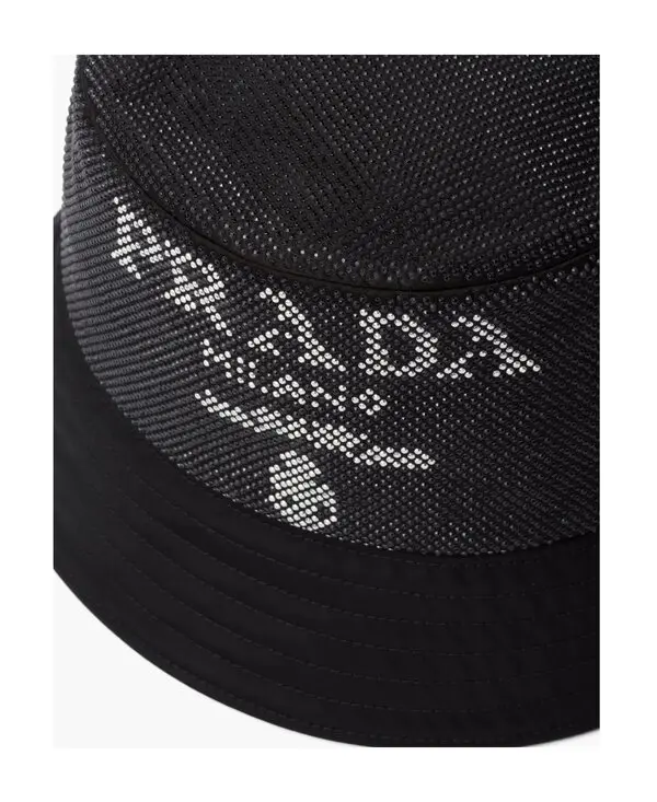 Prada Re-nylon Embellished Bucket Hat