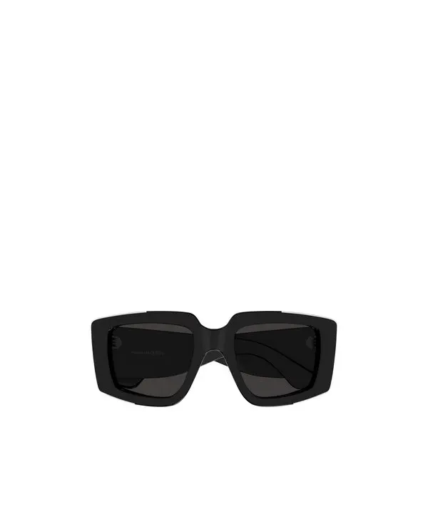 Alexander McQueen Square Frame Sunglasses - Black