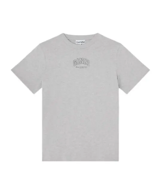 GANNI Logo Relaxed-fit T-shirt