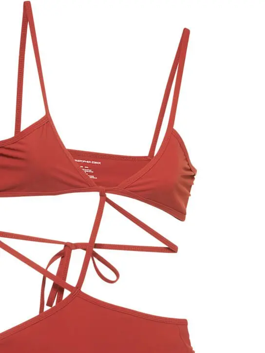 Christopher Esber Bandeau Tie One Piece