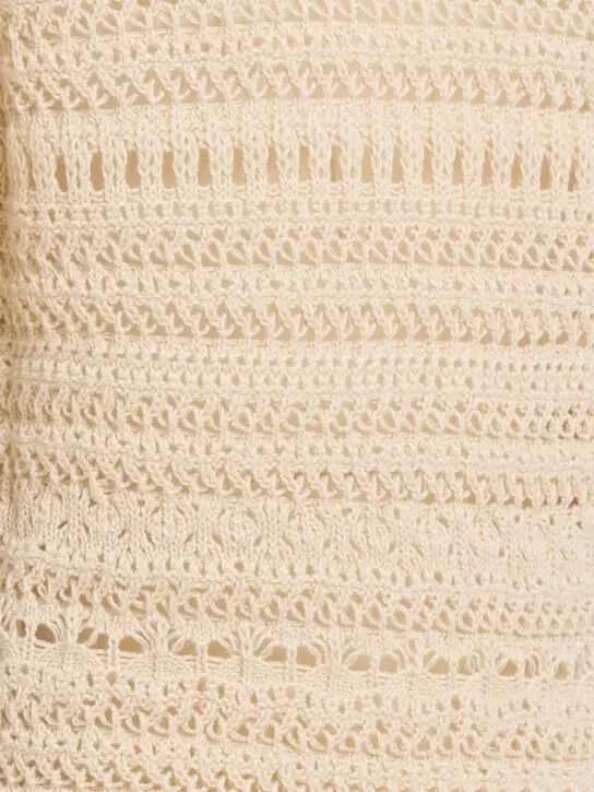 Fabiana Filippi Crochet Knit Short Sleeve Top