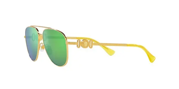 Versace Full Frame Aviator Sunglasses