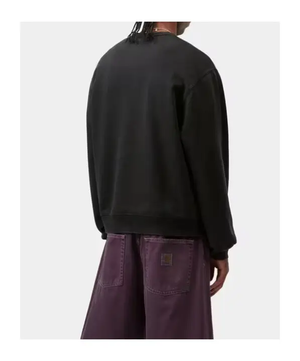 Carhartt Work In Progress Faded Pond Corps Sweatshirt - Black