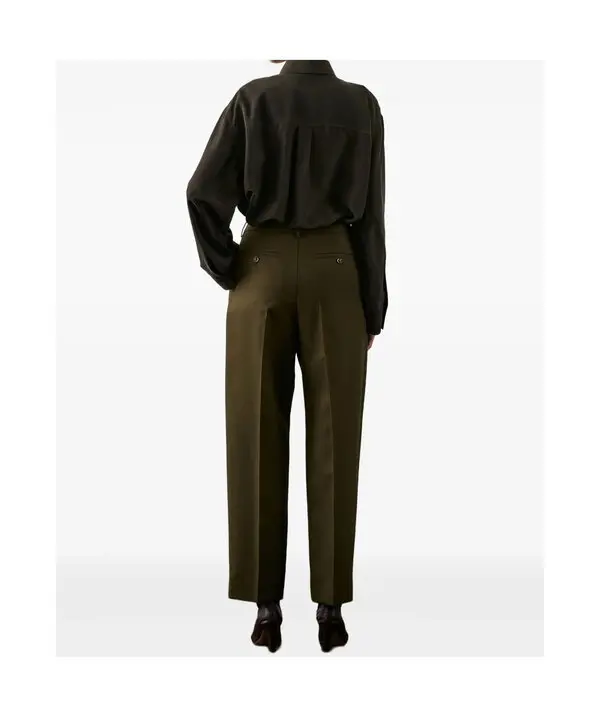 Soeur Pleated High-rise Trousers