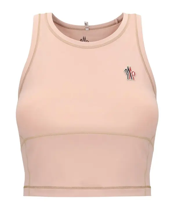Moncler Logo Patch Cropped Top