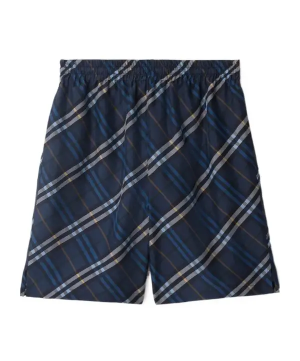 Burberry Check Pattern Knee-length Shorts