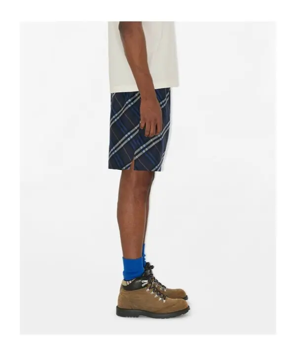 Burberry Check Pattern Knee-length Shorts