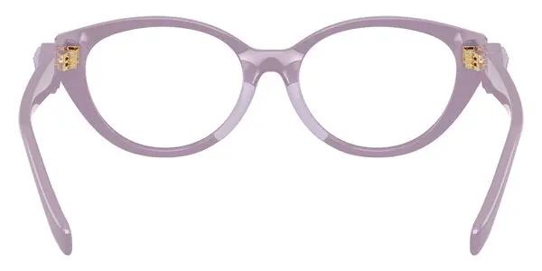 Versace Medusa Embellished Cat-eye Eyeglasses - Purple