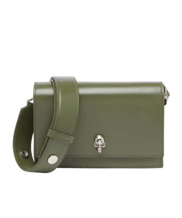 Alexander McQueen Small Skull Leather Shoulder Bag