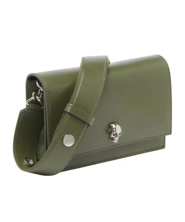 Alexander McQueen Small Skull Leather Shoulder Bag