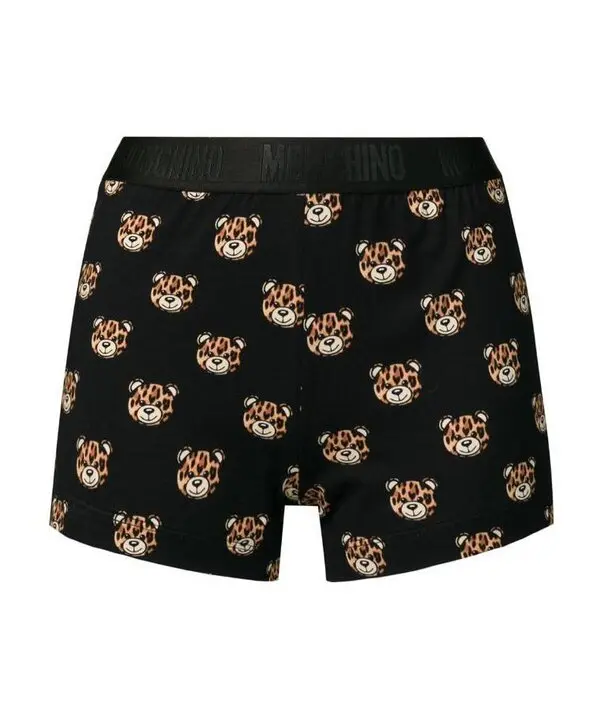Moschino Teddy Bear Pattern Underwear - Black
