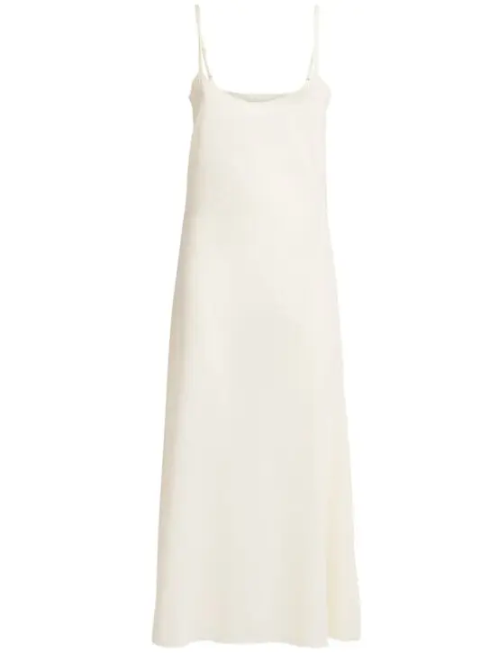 Fabiana Filippi Ribbed Maxi Dress With Strapless Slip