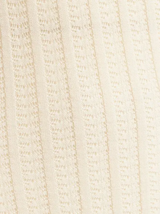 Fabiana Filippi Ribbed Maxi Dress With Strapless Slip
