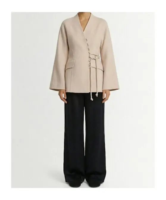 BY MALENE BIRGER Elastic Waistband Straight Leg Trousers