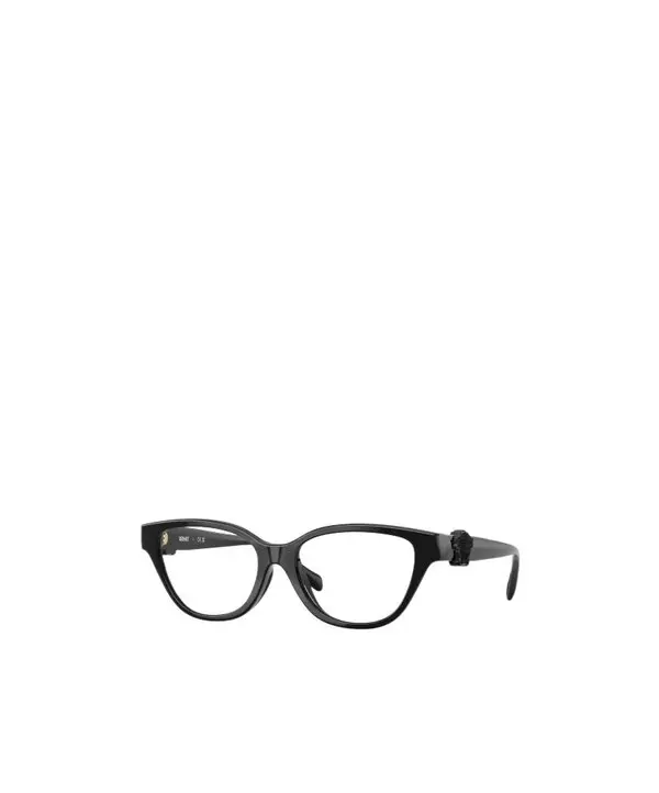 Versace Medusa Embellished Cat-eye Eyeglasses - Black