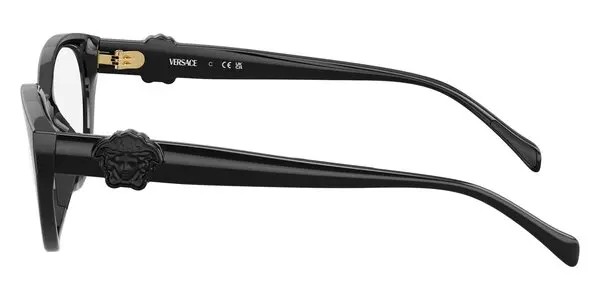 Versace Medusa Cat-eye Eyeglasses - Black