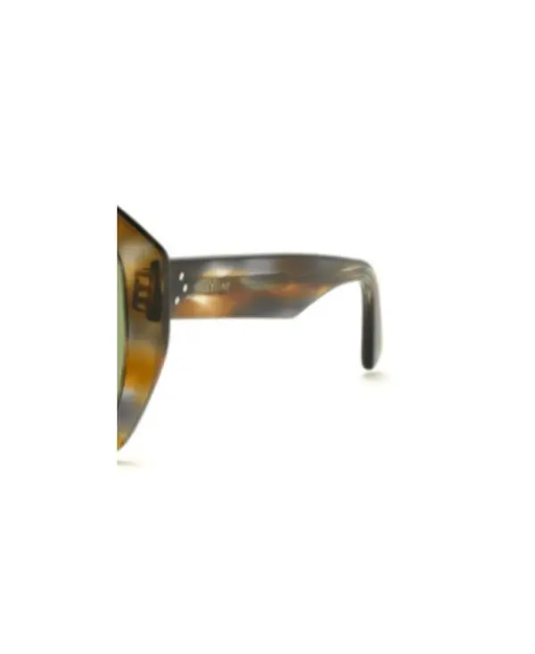 Celine Square Sunglasses With Embossed Logo Legs