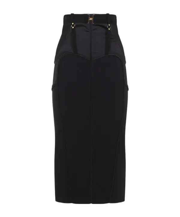 Elisabetta Franchi High-waist Bondage Skirt