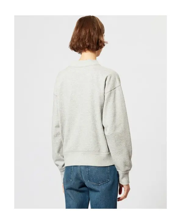 Isabel Marant Étoile Mobyli Mock Neck Sweatshirt With Logo