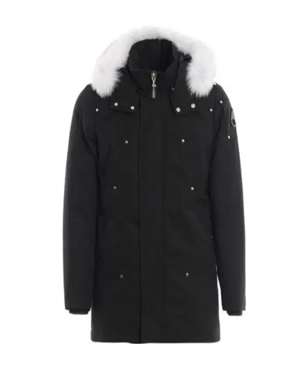 Moose Knuckles Down Parka With Fur-trimmed Hood