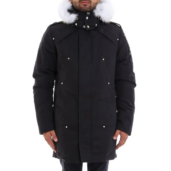 Moose Knuckles Down Parka With Fur-trimmed Hood