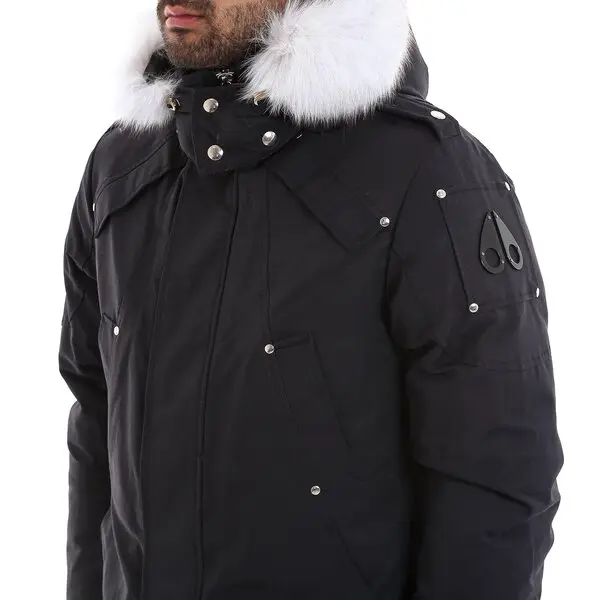 Moose Knuckles Down Parka With Fur-trimmed Hood