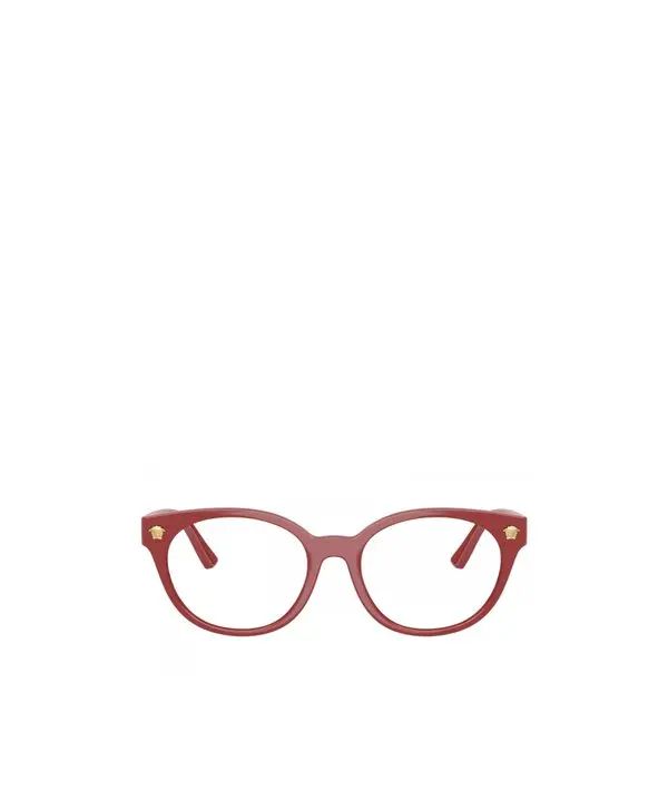 Versace Medusa Round Frame Eyeglasses - Pink