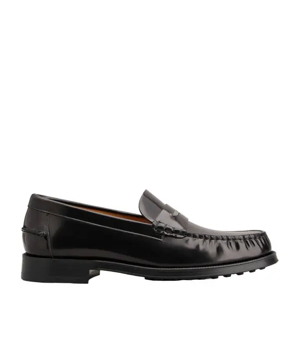 TOD'S Leather Loafers - Black