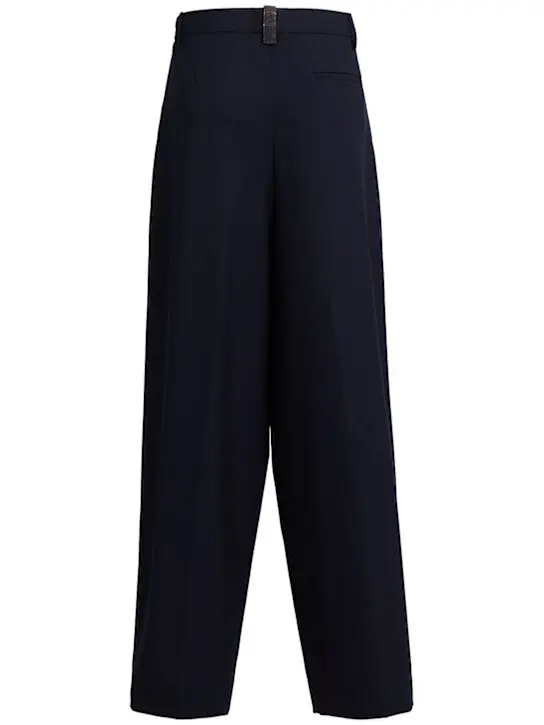 Fabiana Filippi Wide-leg Tailored Trousers - Black