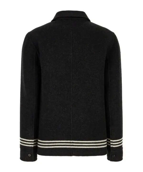Burberry Knight Motif Long Sleeved Jacket