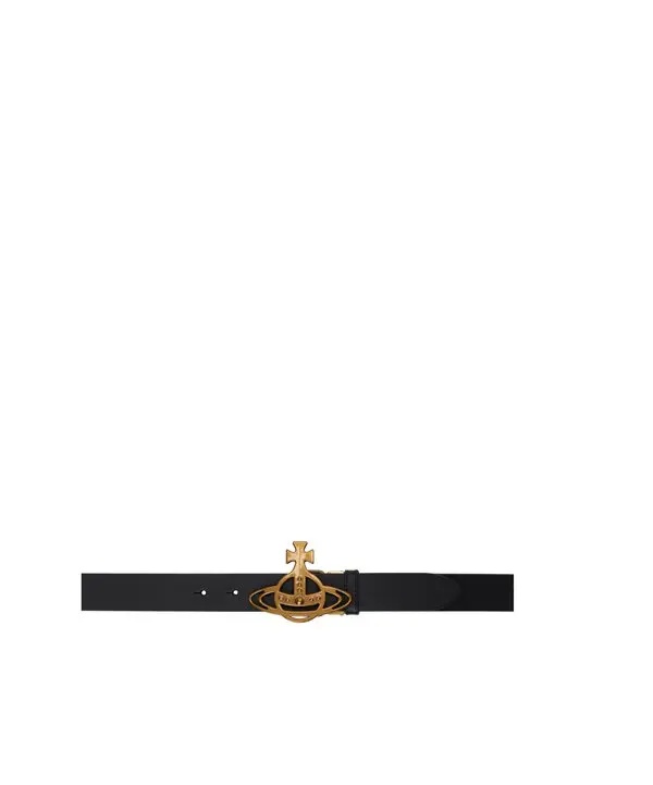 VIVIENNE WESTWOOD Orb Buckle Belt - Black
