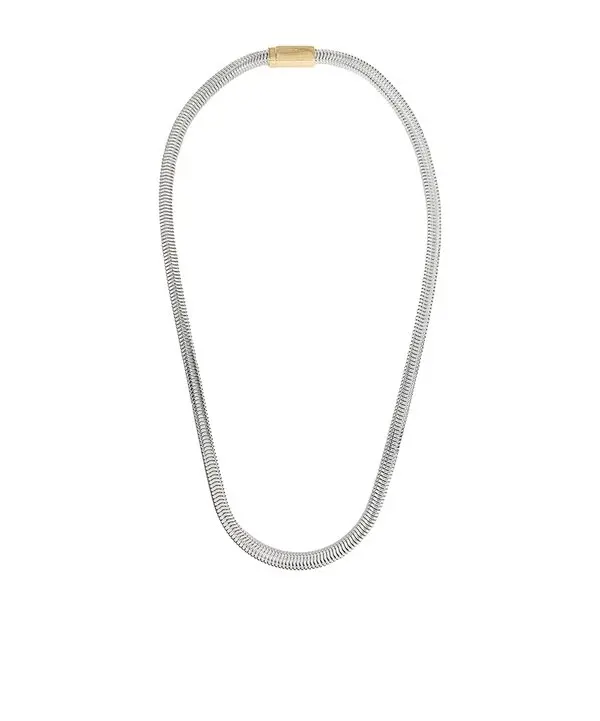 JIL SANDER Snake Chain Necklace - Silver