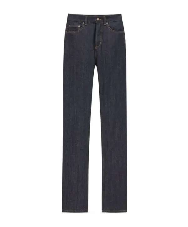 Saint Laurent 90's Logo Patch Jeans
