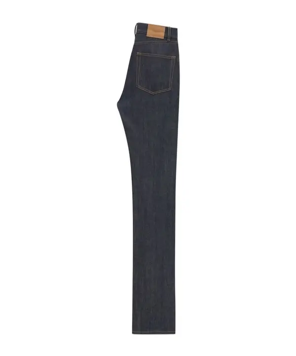 Saint Laurent 90's Logo Patch Jeans