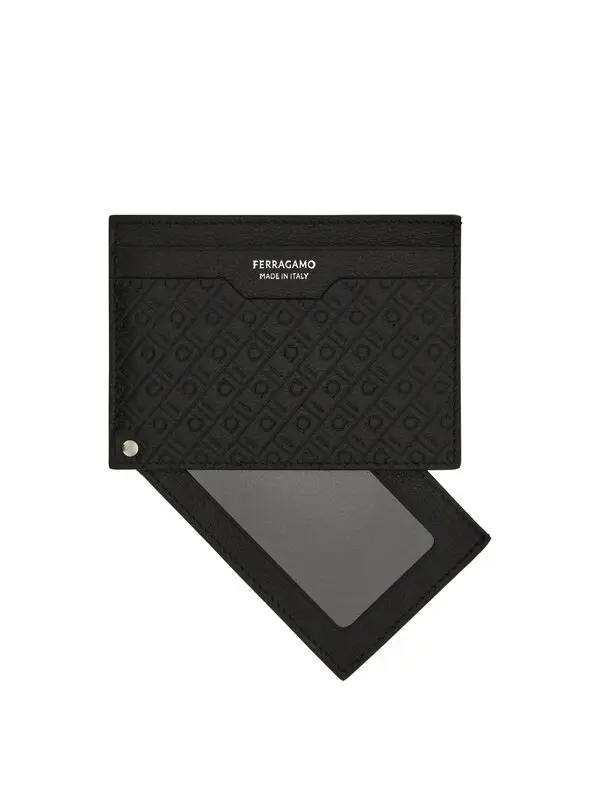 FERRAGAMO Lettering Credit Card Holder
