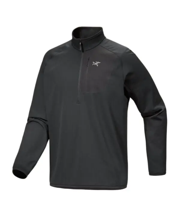 Arc'teryx Delta 1/2 Zipper Collar Sweatshirt - Black