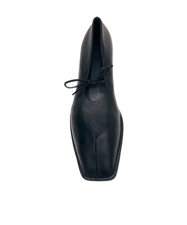 ALOHAS Square-toe Ballet Flats With Self-tie Bows