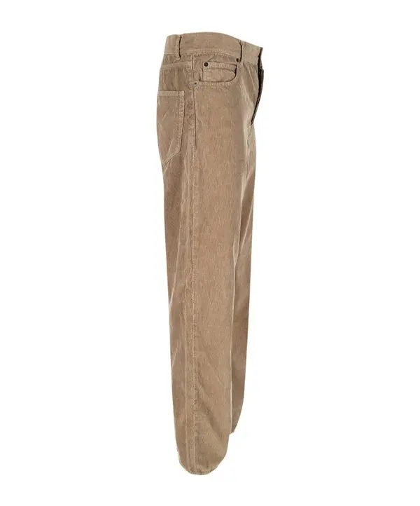 THE ROW Rossen Corduroy Chino Trousers - Brown